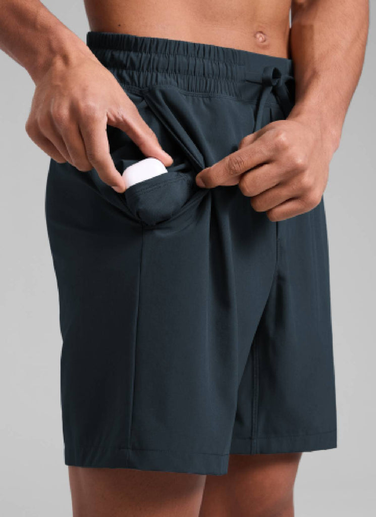 CRZ YOGA Men's Train Classic Fit Feathery-Fit Linerless Shorts 7 ...